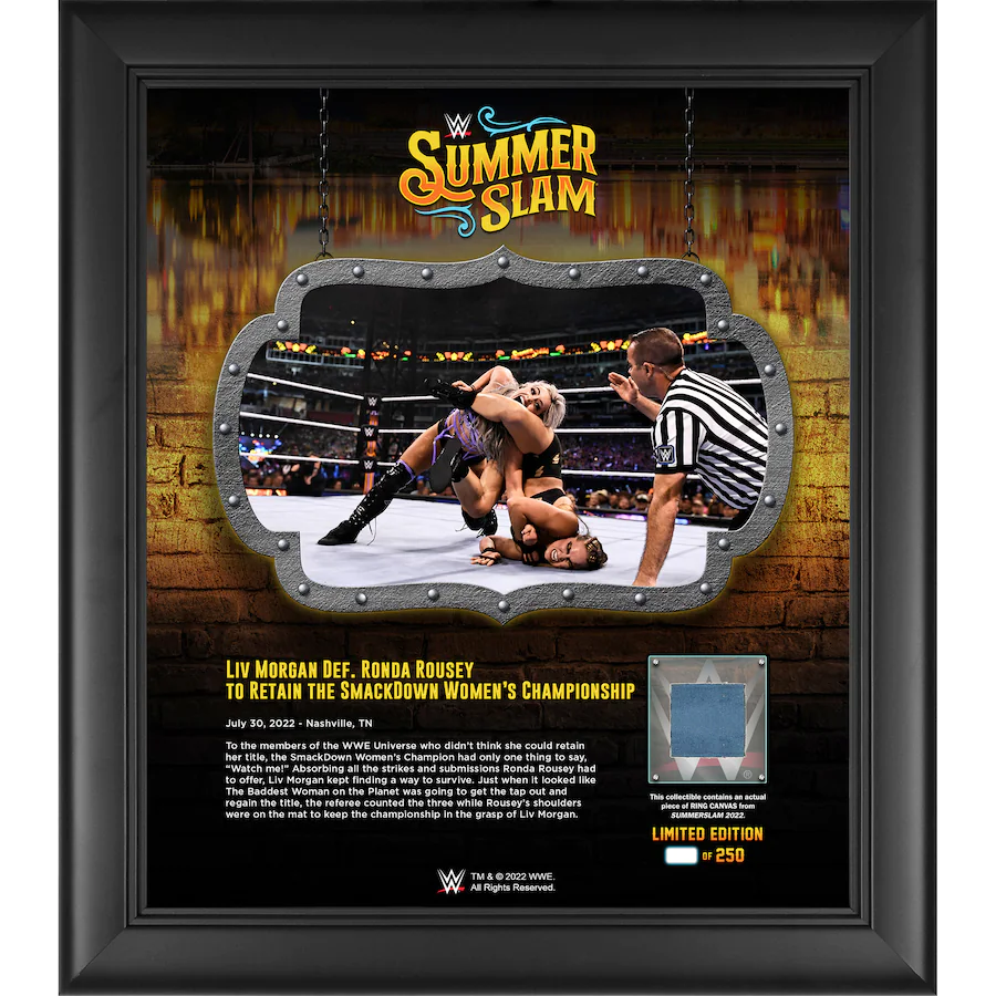 Liv Morgan SummerSlam 2022 15x17 Plaque | Pro Wrestling | Fandom