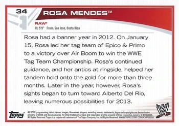 2013 WWE (Topps) Rosa Mendes (No.34) | Pro Wrestling | Fandom