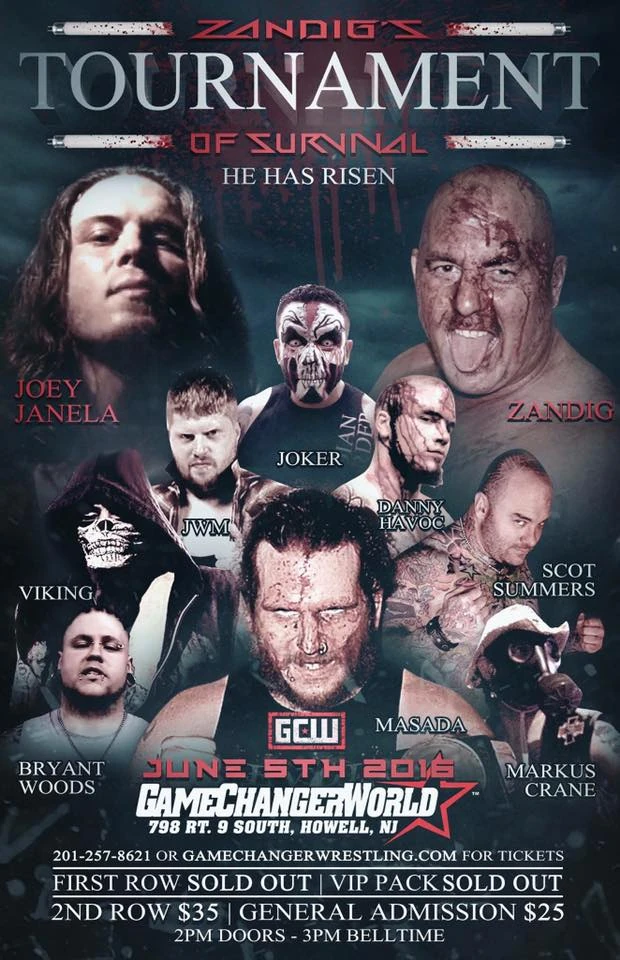 GCW Zandig's Tournament Of Survival | Pro Wrestling | Fandom