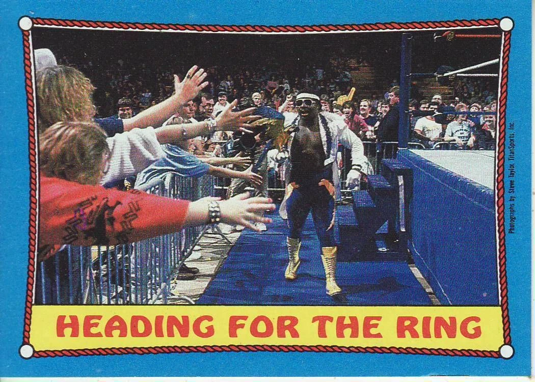 1987 WWF Wrestling Cards (Topps) Heading For The Ring (No.39) | Pro ...