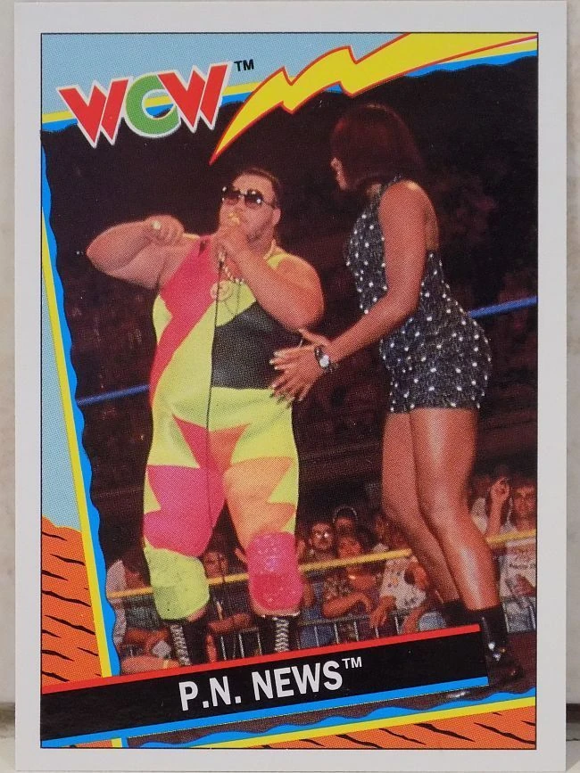 1992 WCW Trading Cards (Topps) P.N. News (No.28) | Pro Wrestling | Fandom