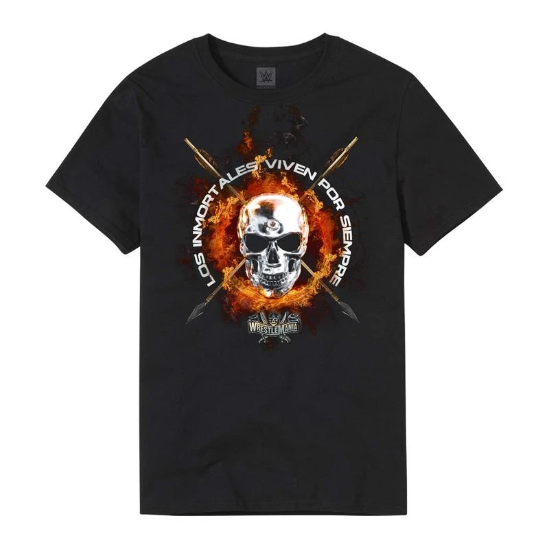 Bad Bunny & Damian Priest WrestleMania 37 "Los Inmortales" T-Shirt ...