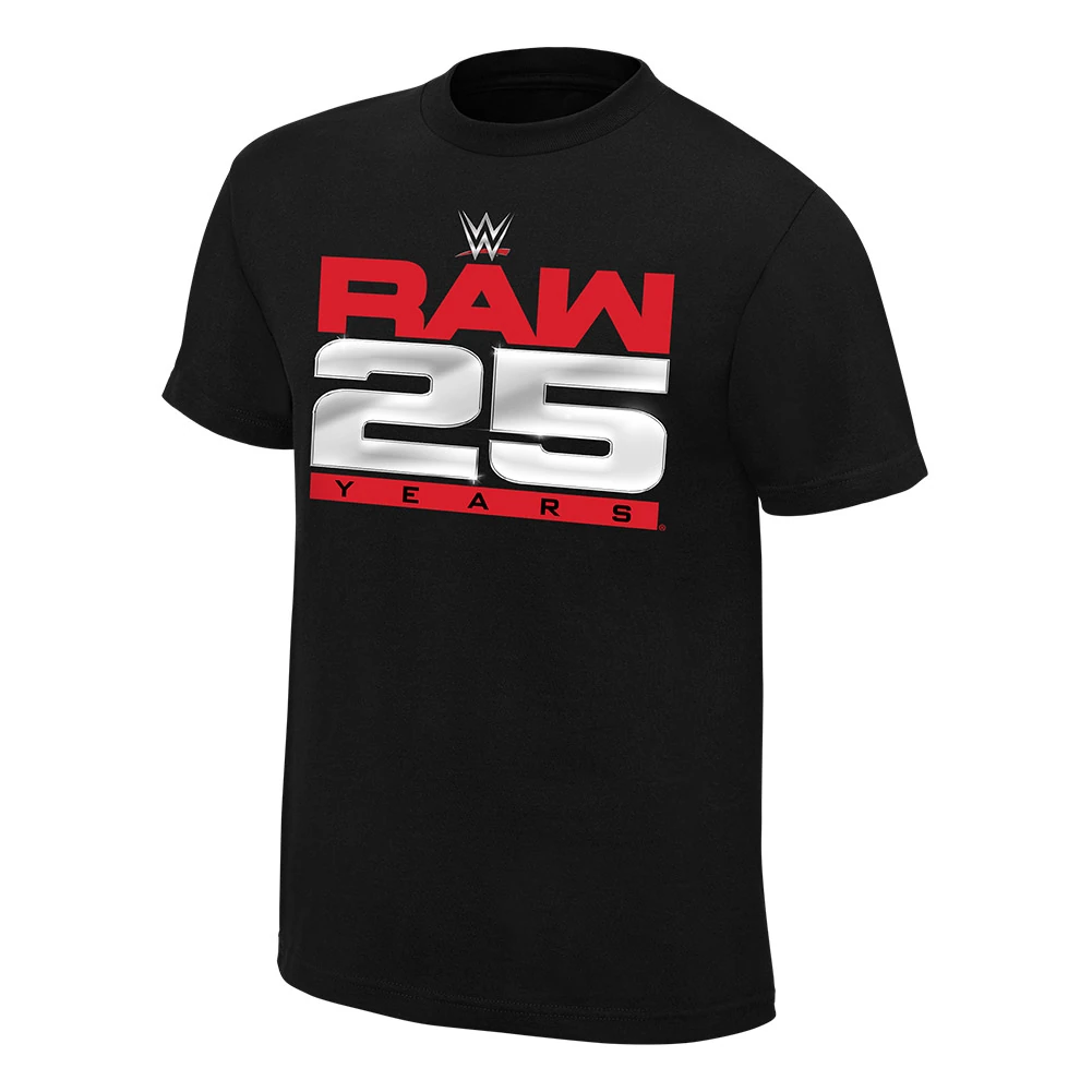 WWE RAW 25th Anniversary Special Edition T-Shirt | Pro Wrestling | Fandom