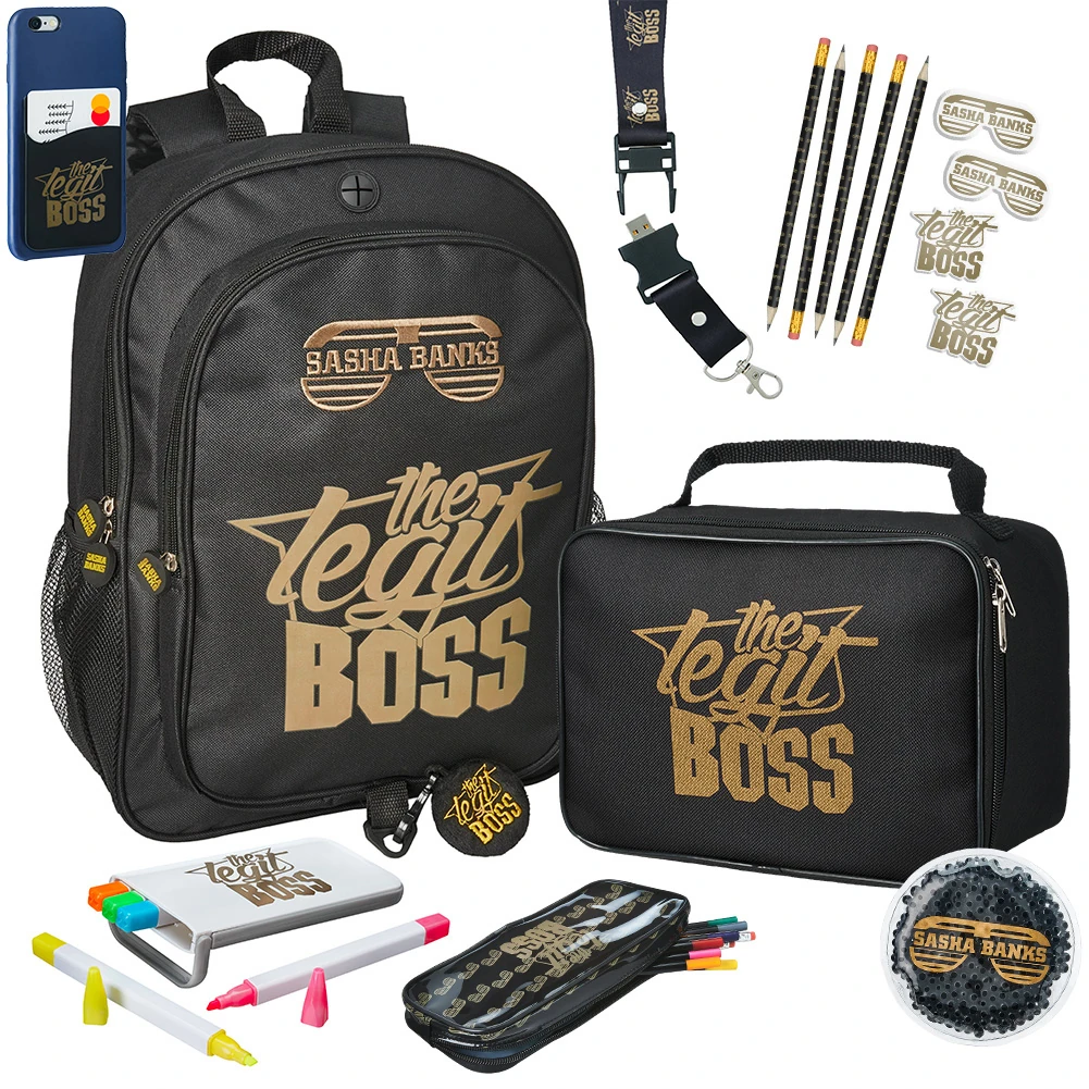 Sasha Banks "Legit Boss" Back To School Deluxe Package (23 Piece Set ...