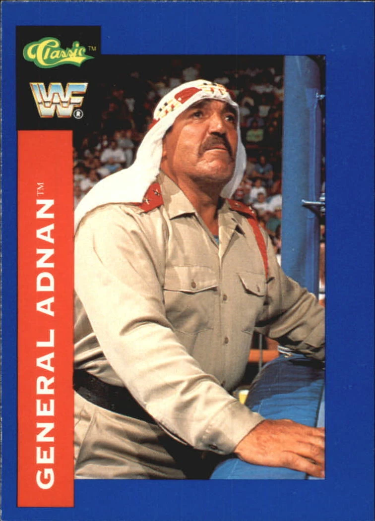 1991 WWF Classic Superstars Cards General Adnan (No.85) | Pro Wrestling ...