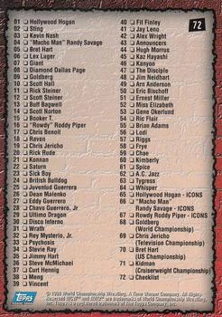 1998 WCW-nWo Nitro (Topps) Checklist (No.72) | Pro Wrestling | Fandom