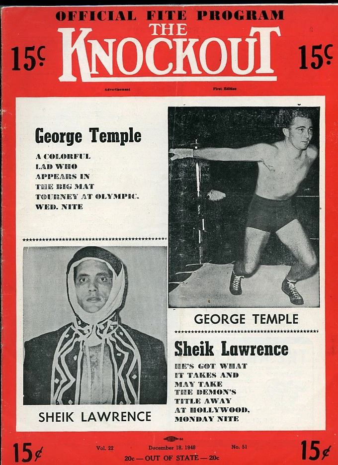 George Temple/Magazine covers | Pro Wrestling | Fandom
