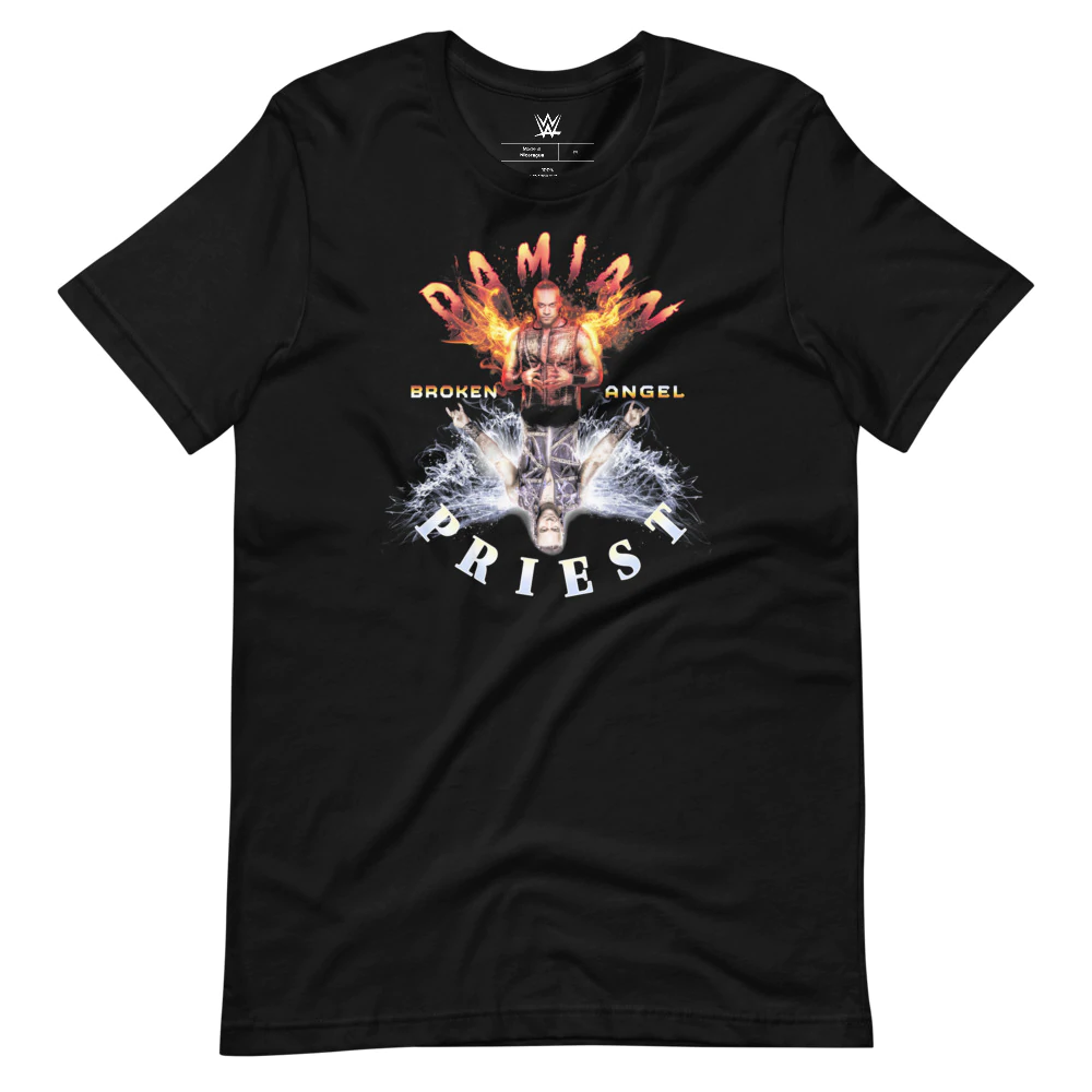 Damian Priest "Broken Angel" T-Shirt | Pro Wrestling | Fandom