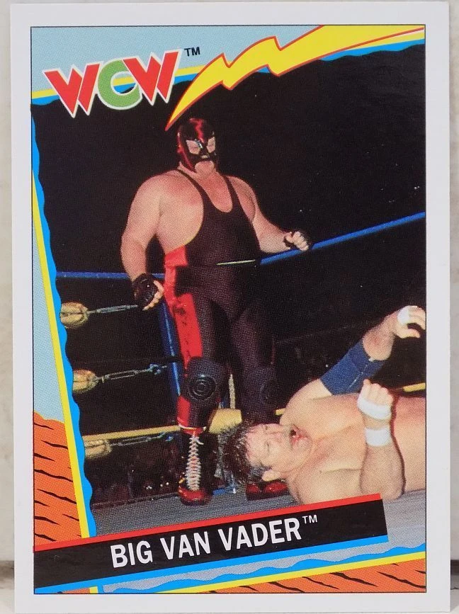 1992 WCW Trading Cards (Topps) Big Van Vader (No.43) | Pro Wrestling ...