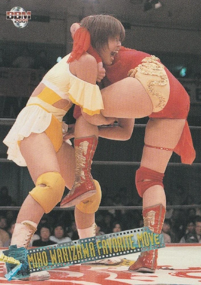 2001 BBM Miho Wakizawa and Kayo Noumi Miho Wakizawa (No.28) | Pro Wrestling | Fandom