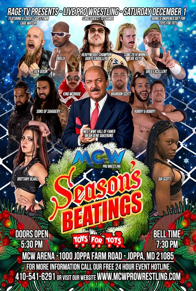 MCW Season's Beatings 2018 | Pro Wrestling | Fandom