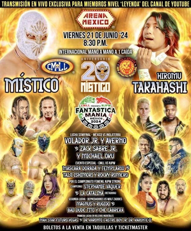 CMLL-NJPW Fantastica Mania Mexico 2024 | Pro Wrestling | Fandom