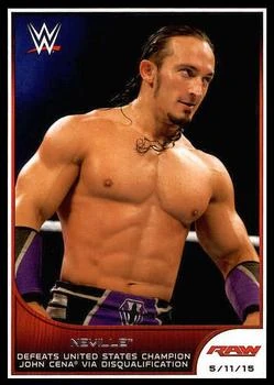 2016 WWE Road to Wrestlemania Trading Cards (Topps) Neville (No.28 ...