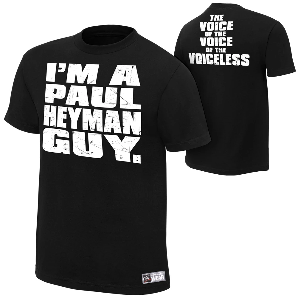 Paul Heyman "I'm a Paul Heyman Guy" T-Shirt | Pro Wrestling | Fandom