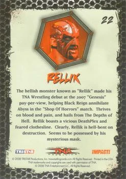 2008 TNA Impact (Tristar) Rellik (No.22) | Pro Wrestling | Fandom