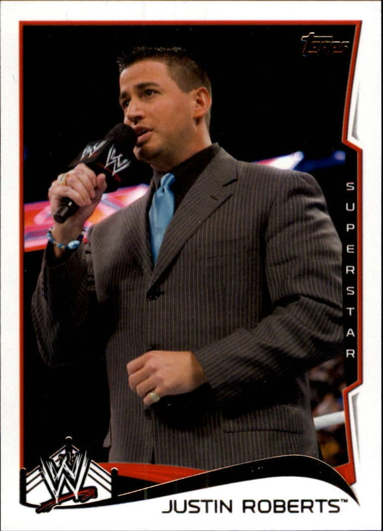 2014 WWE (Topps) Justin Roberts (No.27) | Pro Wrestling | Fandom