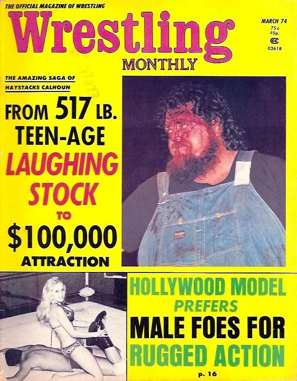 Haystacks Calhoun/Magazine covers | Pro Wrestling | Fandom