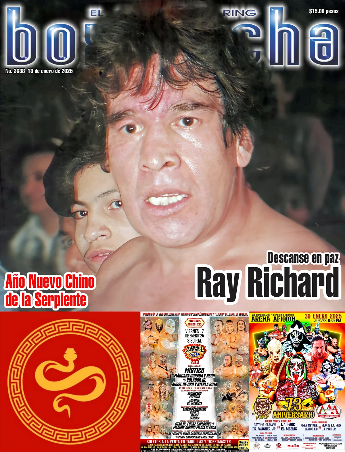 Ray Richard/Magazine covers | Pro Wrestling | Fandom