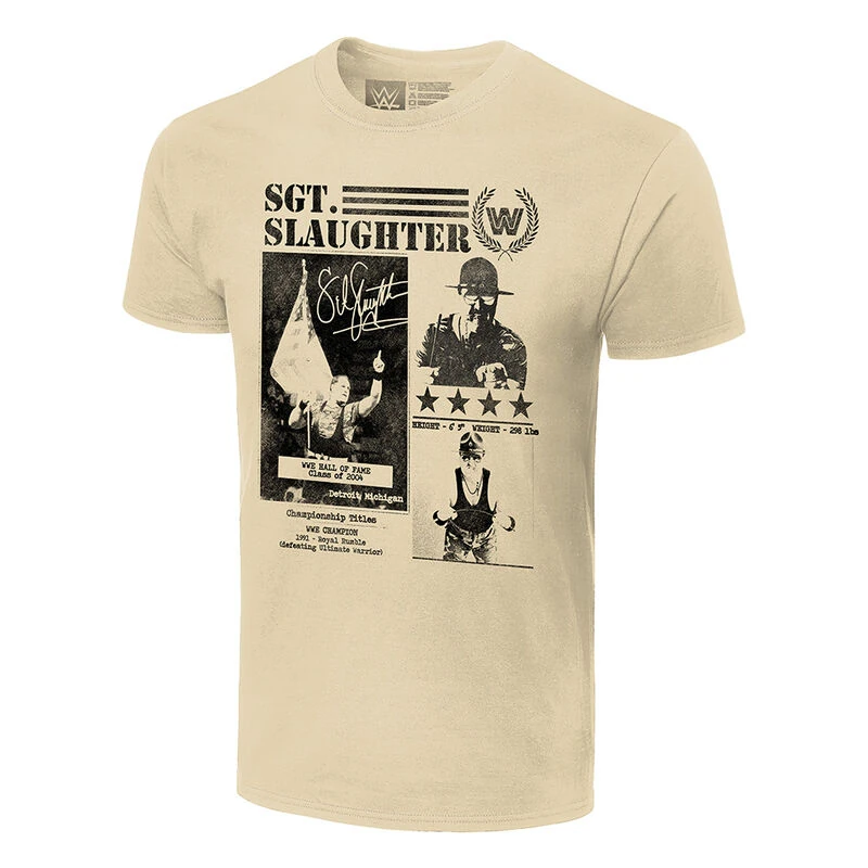 Sgt. Slaughter Fanzine Graphic T-Shirt | Pro Wrestling | Fandom