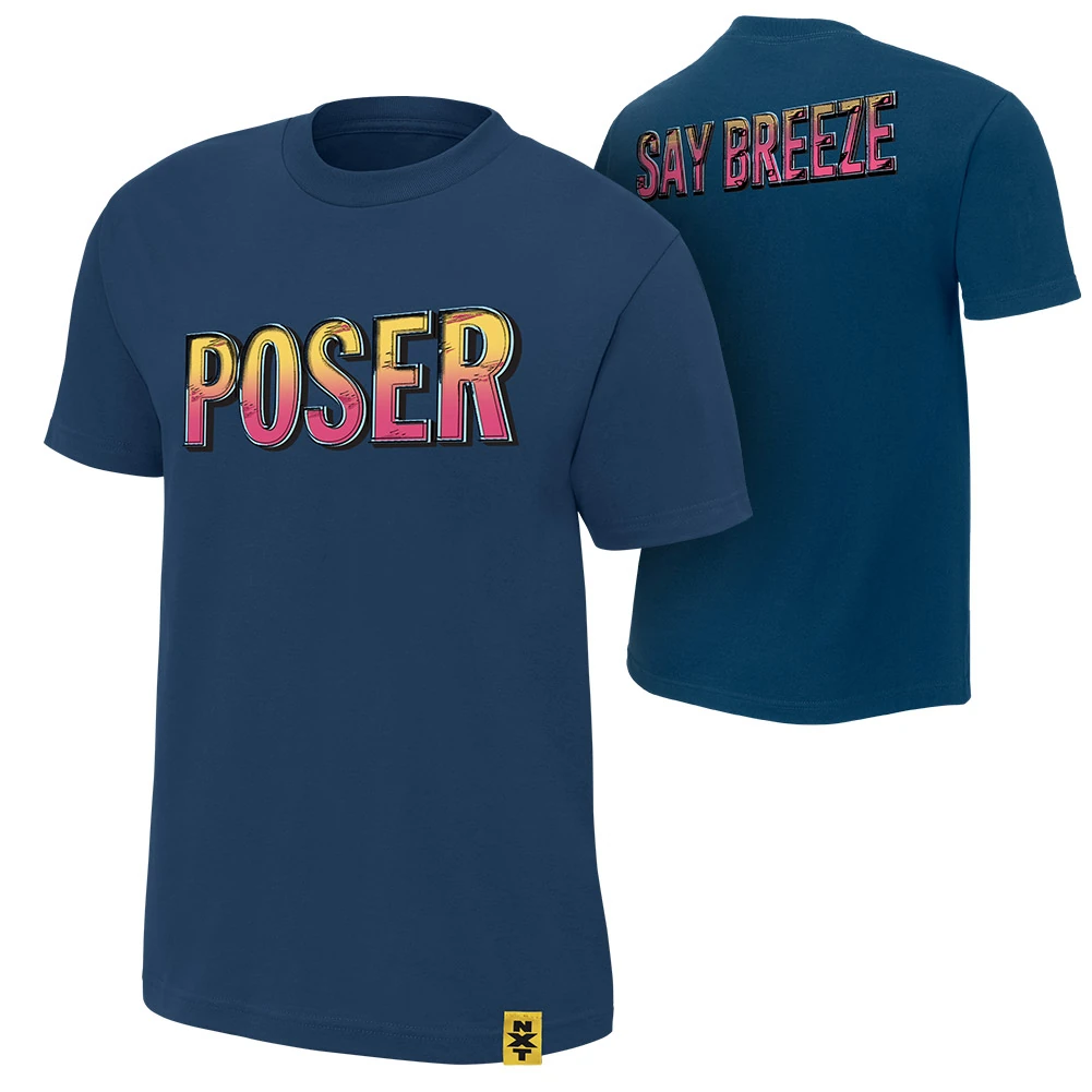 Tyler Breeze Poser Authentic T-Shirt | Pro Wrestling | Fandom