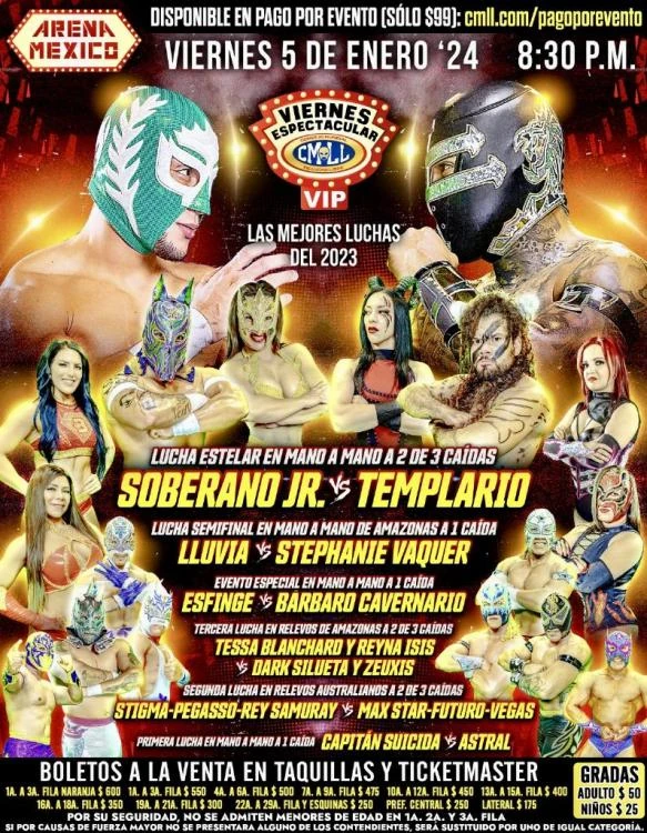 CMLL Super Viernes (January 5, 2024) | Pro Wrestling | Fandom