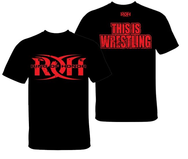 ROH "This is Wrestling" Red T-Shirt | Pro Wrestling | Fandom