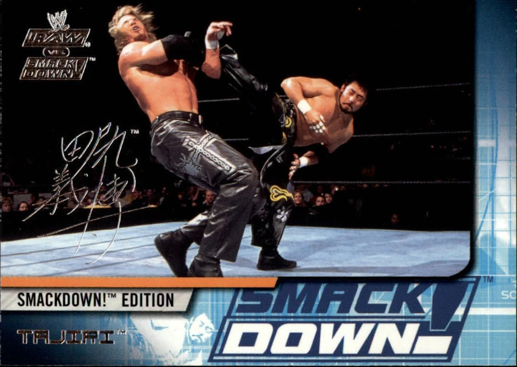 2002 WWE RAW vs. SmackDown! (Fleer) Tajiri (No.26) | Pro Wrestling | Fandom