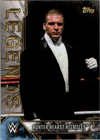 2017 Legends of WWE (Topps) Hunter Hearst Helmsley (No.4) | Pro ...