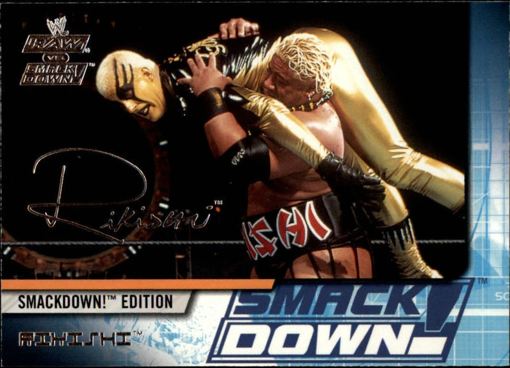 2002 WWE RAW vs. SmackDown! (Fleer) Rikishi (No.16) | Pro Wrestling ...