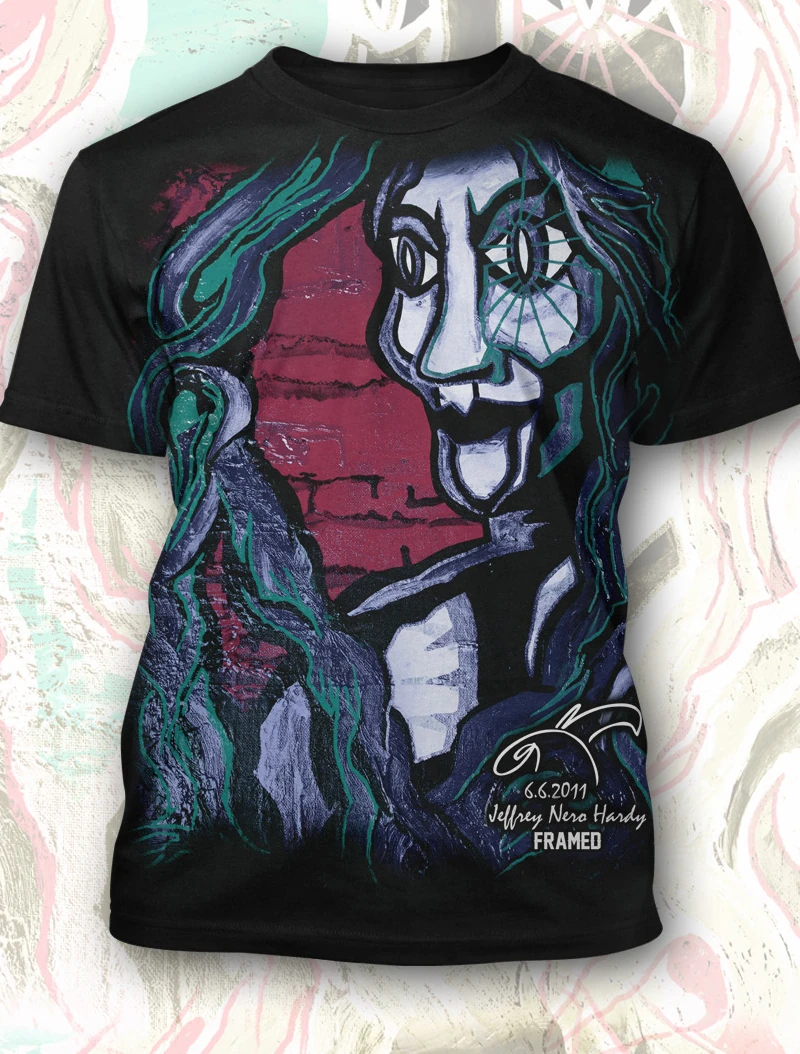 Jeff Hardy "Framed" T-Shirt | Pro Wrestling | Fandom