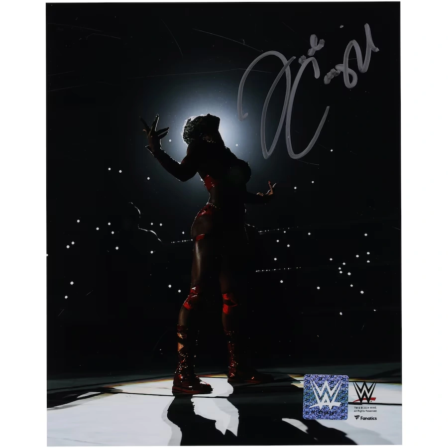 Jade Cargill WWE Autographed 8 x 10 Standing In Spotlight Photograph ...