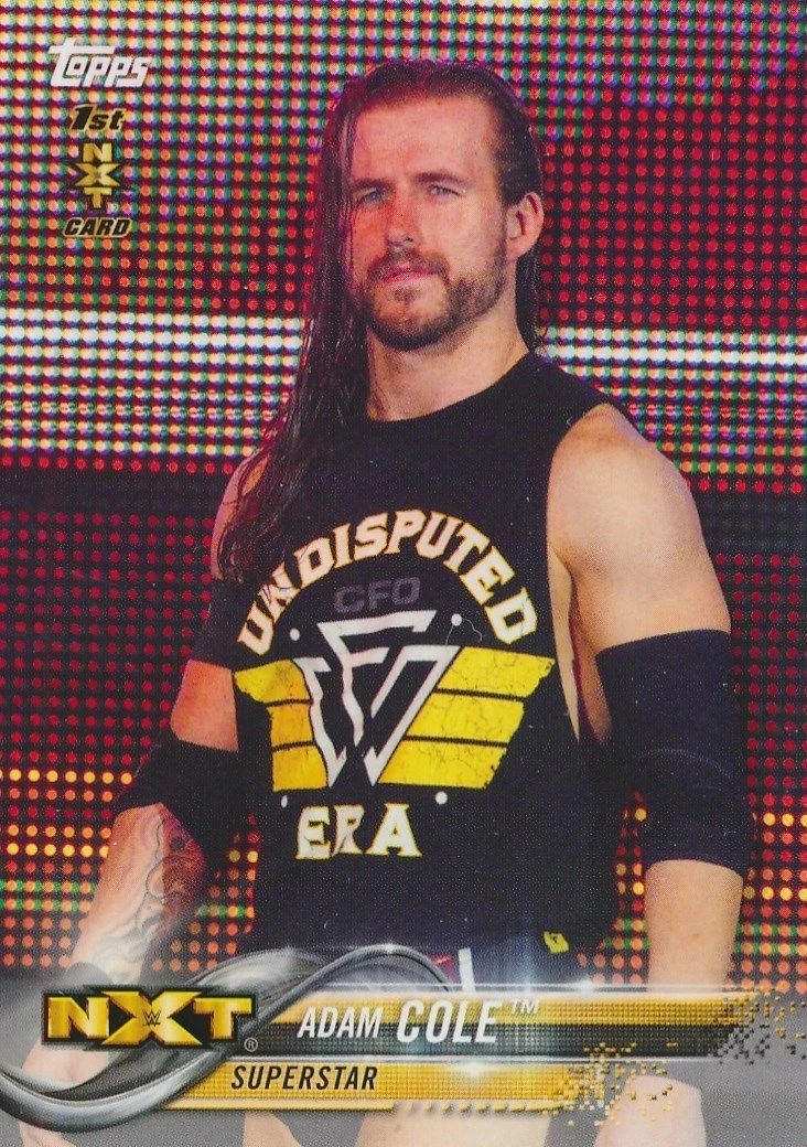 2018 WWE Wrestling Cards (Topps) Adam Cole (No.1) | Pro Wrestling | Fandom