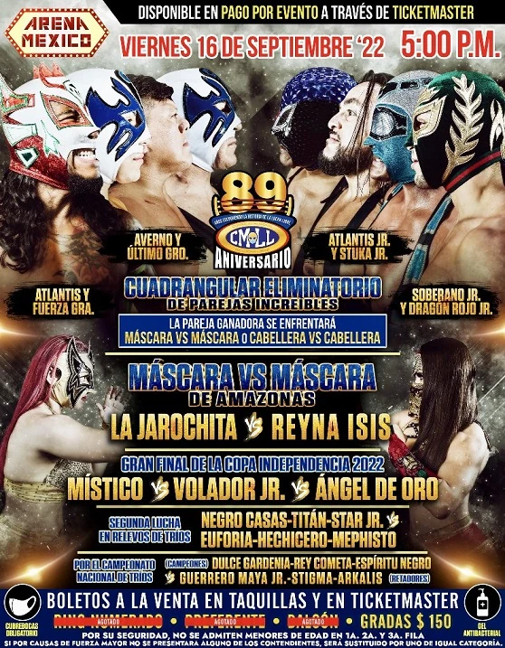 CMLL 89th Anniversary Show | Pro Wrestling | Fandom