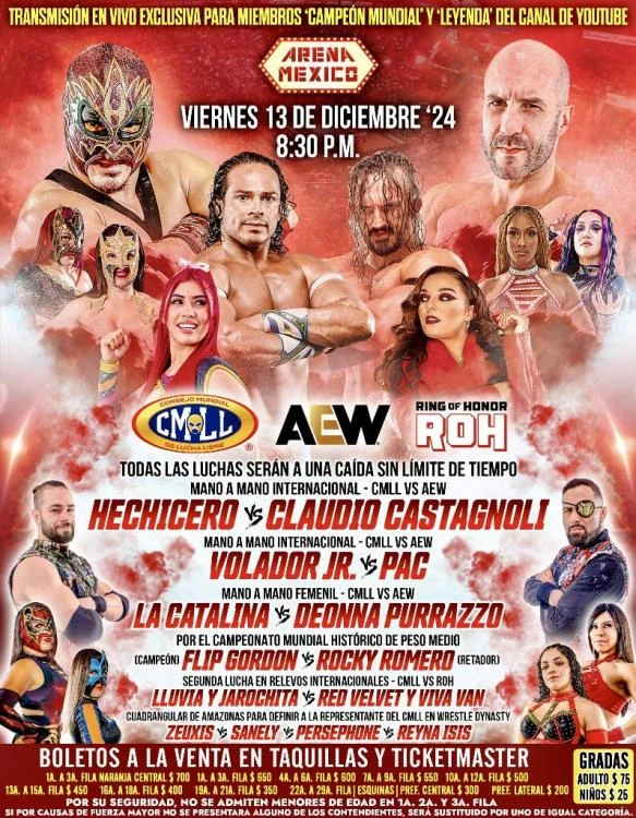 CMLL Super Viernes (December 13, 2024) | Pro Wrestling | Fandom