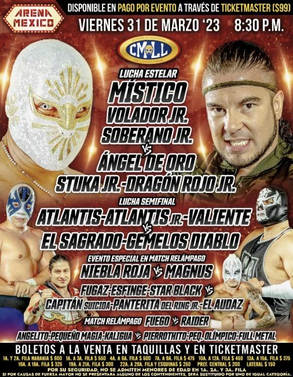 CMLL Super Viernes (March 31, 2023) | Pro Wrestling | Fandom