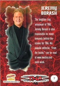 2004 TNA (Pacific) Jeremy Borash (No.7) | Pro Wrestling | Fandom