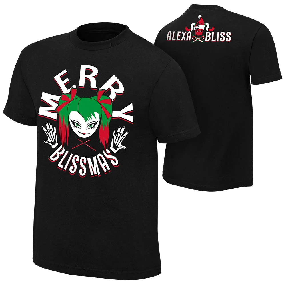 Alexa Bliss Merry Blissmas Holiday T-Shirt | Pro Wrestling | Fandom