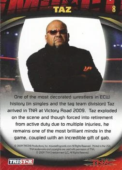 2009 TNA Impact (TriStar) Taz (No.8) | Pro Wrestling | Fandom
