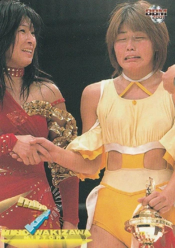 2001 BBM Miho Wakizawa and Kayo Noumi Miho Wakizawa (No.7) | Pro Wrestling | Fandom