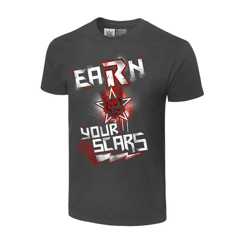 Edge "Earn Your Scars" Authentic T-Shirt | Pro Wrestling | Fandom