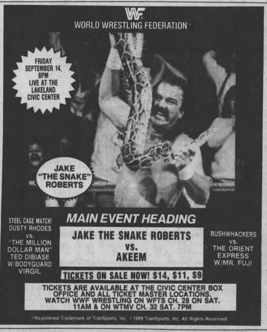 WWF House Show (Sep 14, 90' no.1) | Pro Wrestling | Fandom