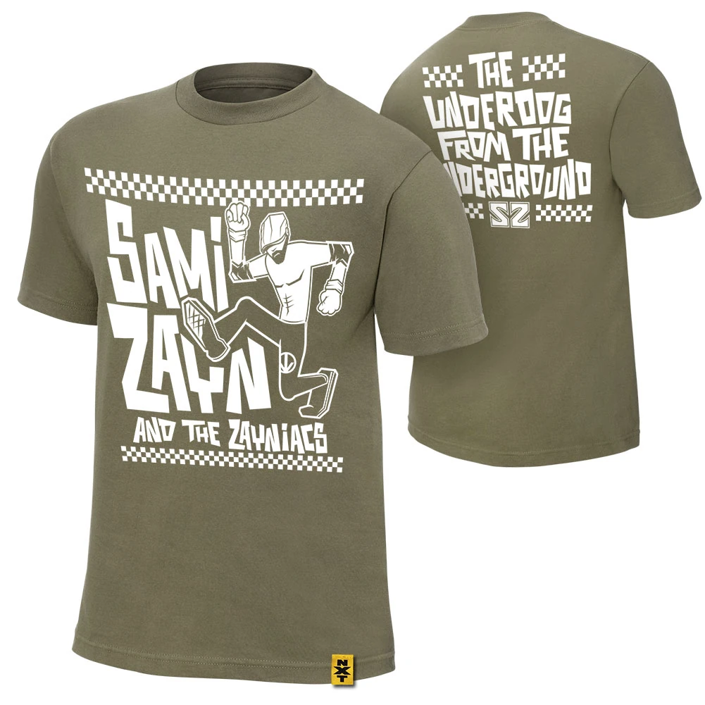 Sami Zayn Underdog From The Underground Authentic T-Shirt | Pro Wrestling | Fandom