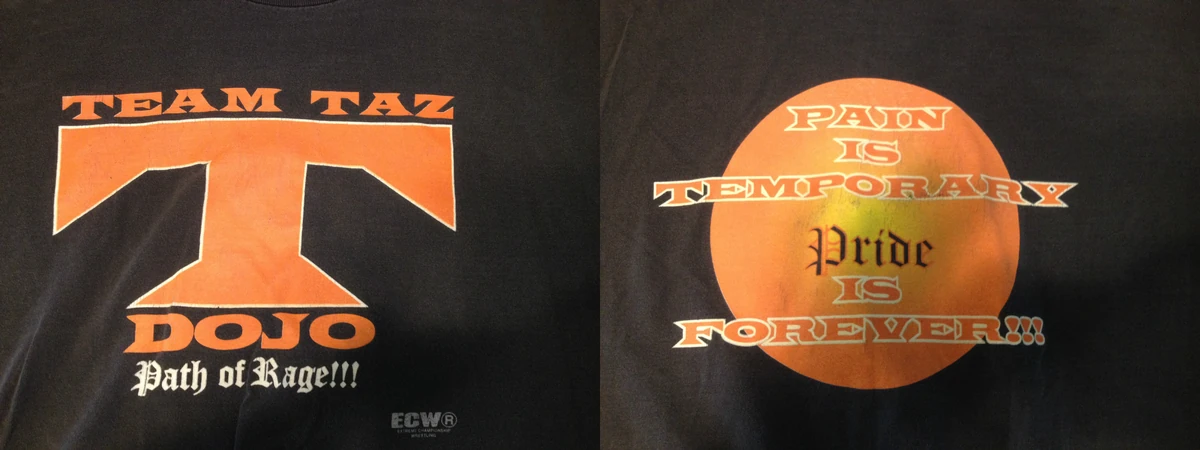 Taz "Team Taz Dojo" T-Shirt | Pro Wrestling | Fandom