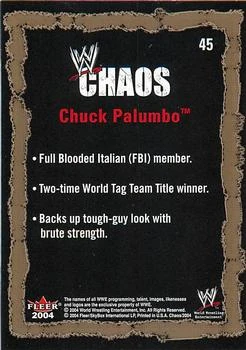 2004 WWE Chaos (Fleer) Chuck Palumbo (No.45) | Pro Wrestling | Fandom