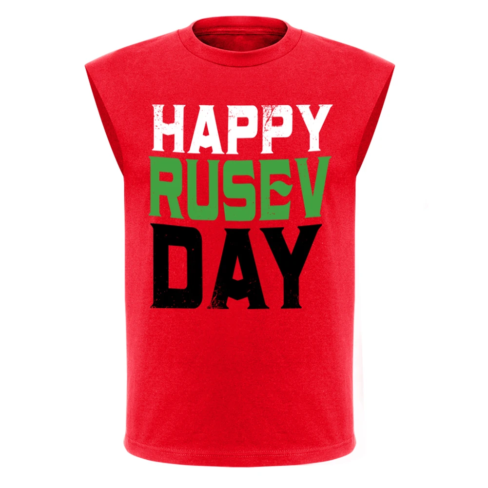 Rusev "Happy Rusev Day" Muscle T-Shirt | Pro Wrestling | Fandom