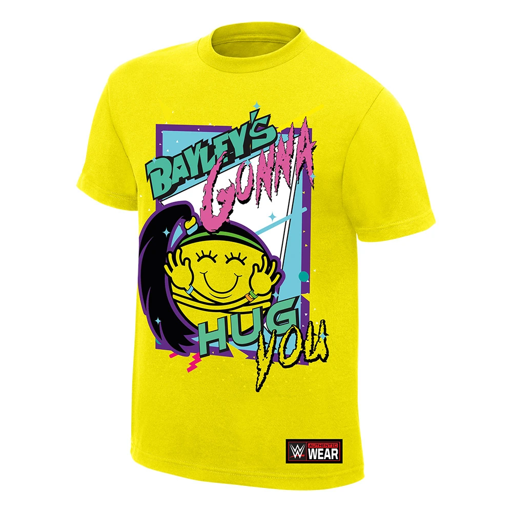 Bayley Bayley's Gonna Hug You Authentic T-Shirt | Pro Wrestling | Fandom