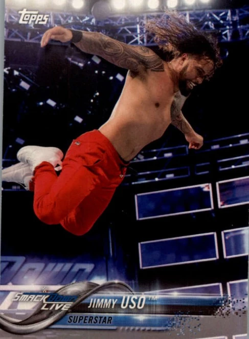 2018 WWE Wrestling Cards (Topps) Jimmy Uso (No.41) | Pro Wrestling | Fandom