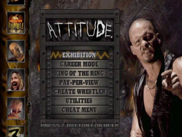 WWF Attitude (video game)/Screenshots | Pro Wrestling | Fandom