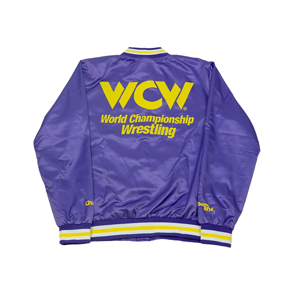 WCW Purple Satin Chalk Line Jacket | Pro Wrestling | Fandom