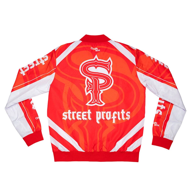 Street Profits Red Fanimation Chalk Line Jacket | Pro Wrestling | Fandom